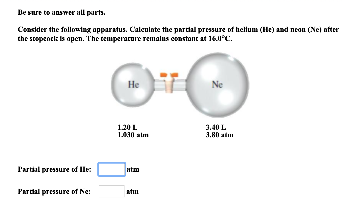 Solved Be sure to answer all parts. Consider the following | Chegg.com