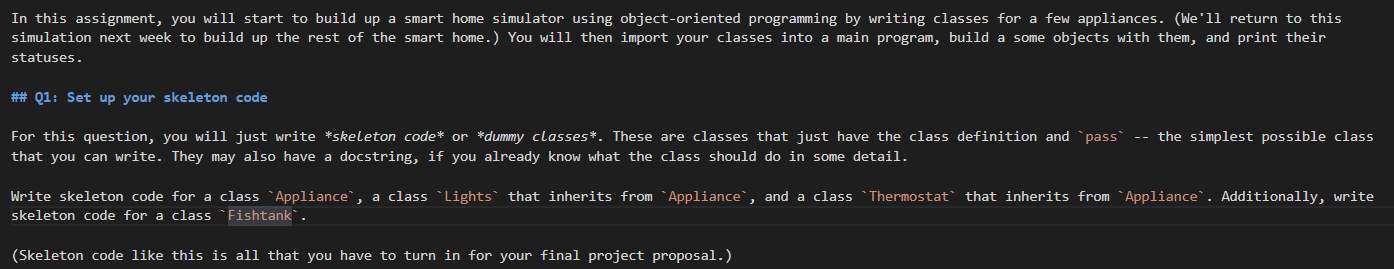 Solved statuses. ##### Q1: Set up your skeleton code that | Chegg.com