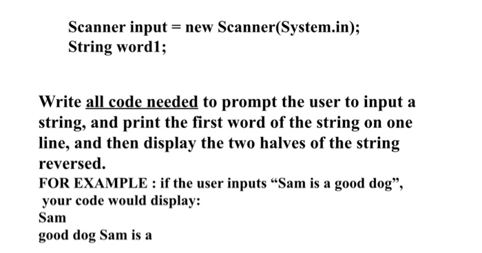 Solved Scanner Input New Scanner String Wordl