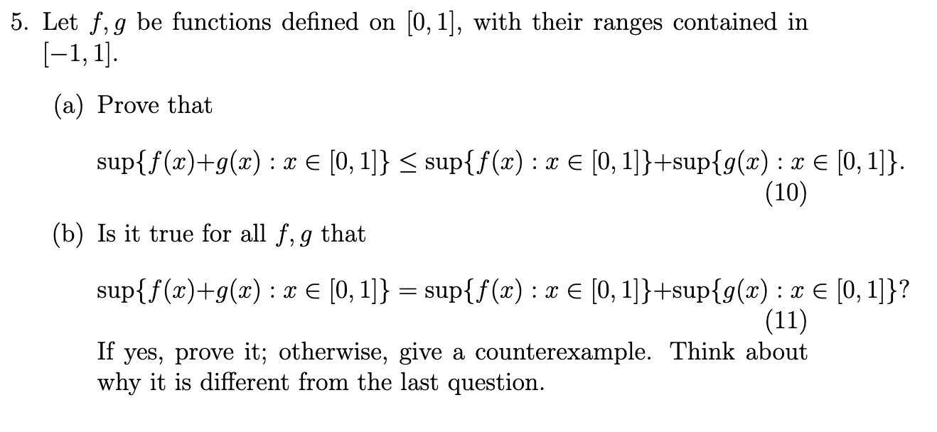 Solved Let f,g be functions defined on [0,1], with their | Chegg.com