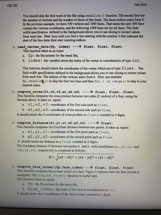 Fall 2019 Programming Project 05 This assignment is | Chegg.com