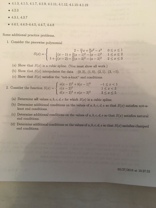 Solved 4.2.3 . 4.3.1, 4.37 4.4.1, 4.4.3-4.4.5, 4.4.7,4.4.8 | Chegg.com