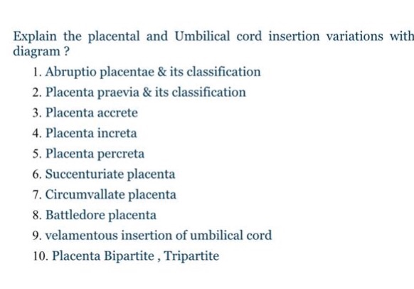 Placental Abruption Classification