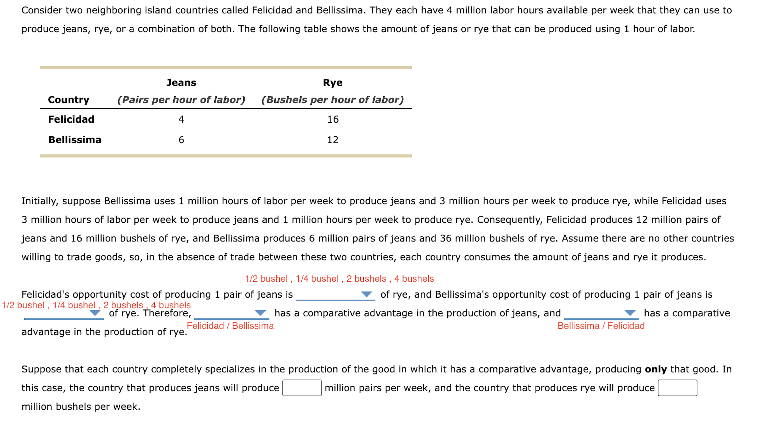 Solved Consider two neighboring island countries called | Chegg.com