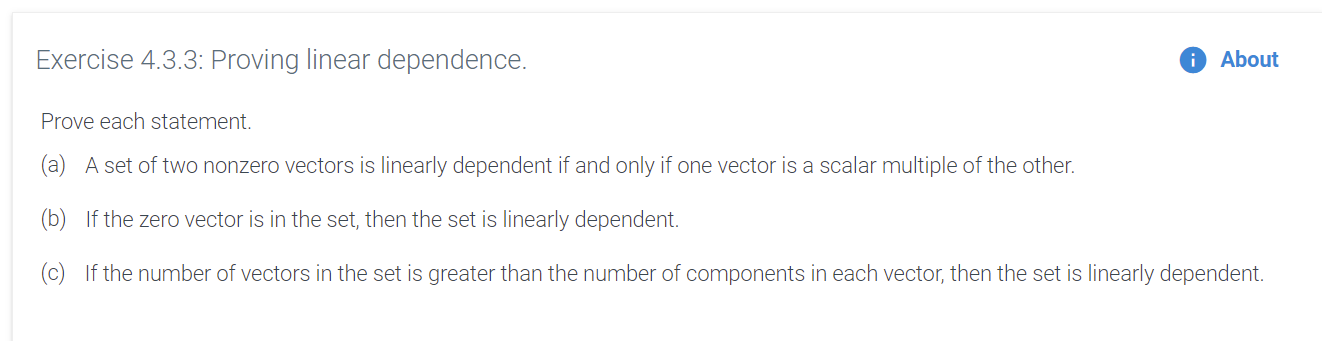 Solved Write out in words how you know that any set of 42 | Chegg.com