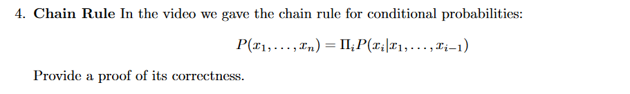 Solved 4. Chain Rule In the video we gave the chain rule for | Chegg.com