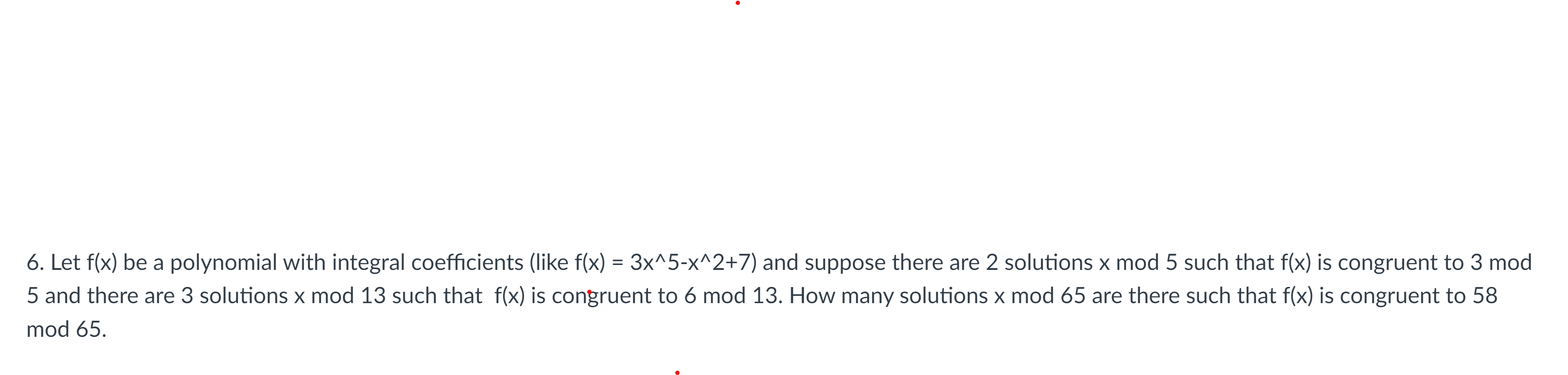 solved-6-let-f-x-be-a-polynomial-with-integral-chegg