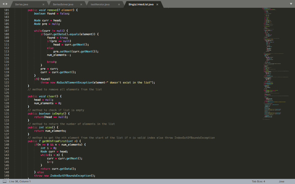Part 2 (30 points) Implement your own Stack class | Chegg.com