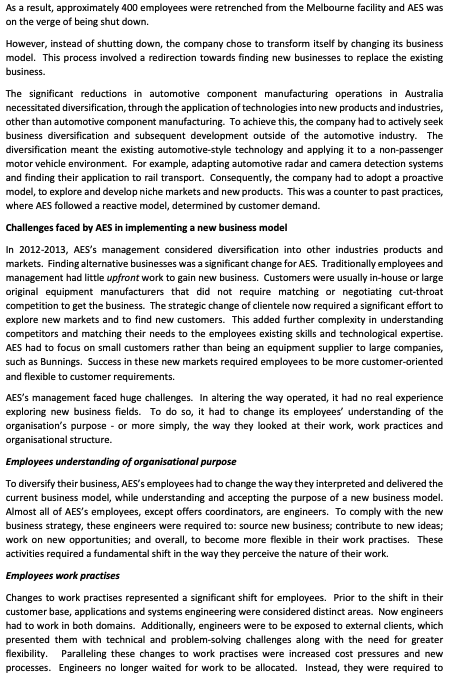 Solved Read case study below to answer this question | Chegg.com