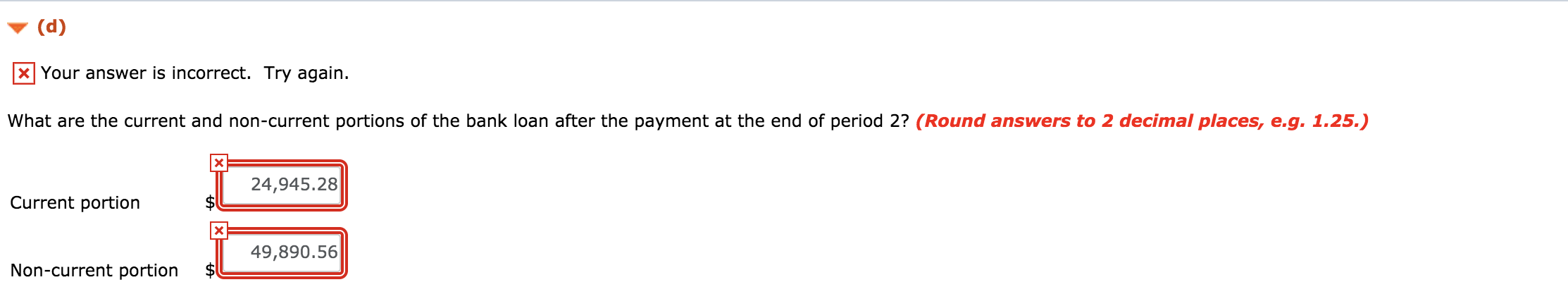 Solved Exercise 10-7 (Part Level Submission) The following | Chegg.com