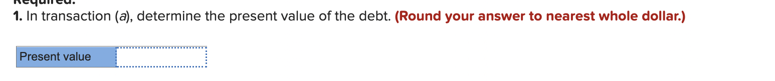 P9-11 (Algo) Computing Present Values LO9-7, 9-8 The | Chegg.com