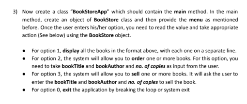 Solved Problems/Assignments - Book Store Application Create | Chegg.com