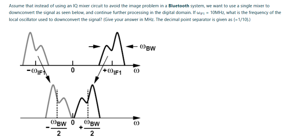 Solved Assume that instead of using an IQ mixer circuit to | Chegg.com