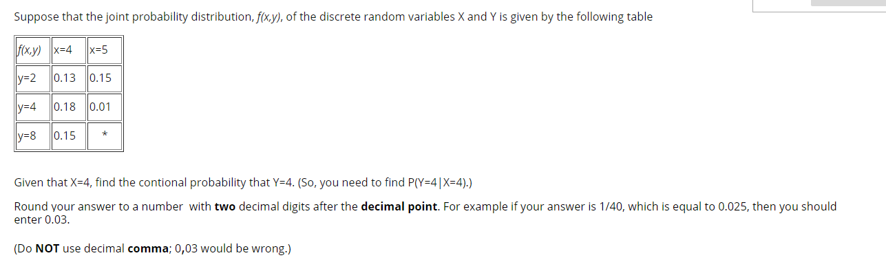 Solved Suppose that the joint probability distribution, | Chegg.com