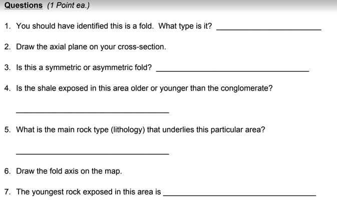 Solved Geologic Maps and Geologic Cross Sections This part | Chegg.com