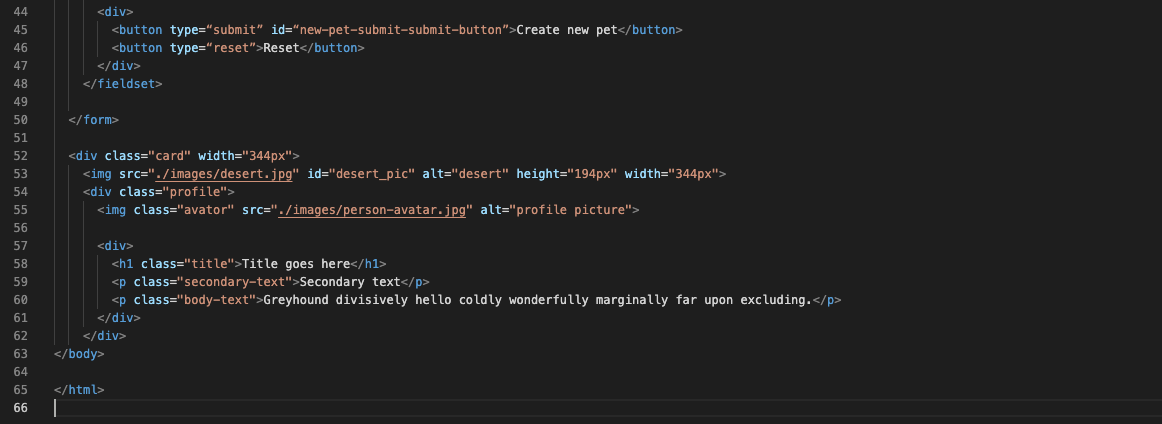 Solved The questions you missed were: has a 'button' element | Chegg.com