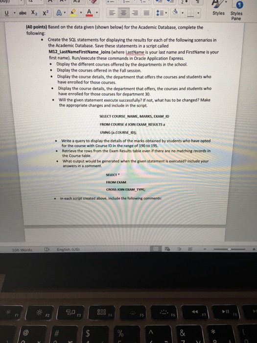 Solved Pane 40 Points Based On The Data Given Shown Be 