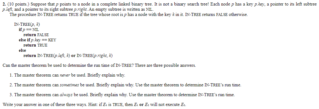 Solved Suppose that p points to a node in a complete linked | Chegg.com