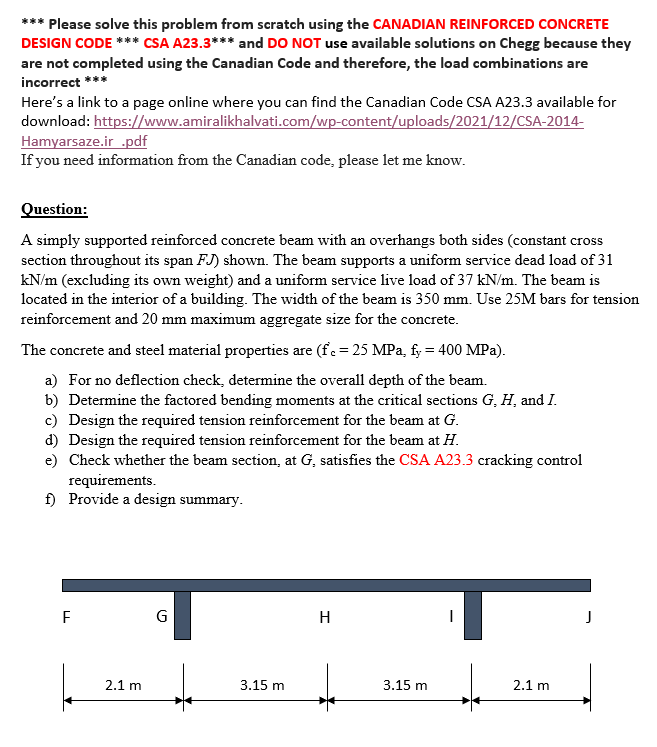 Solved *** Please solve this problem from scratch using the | Chegg.com