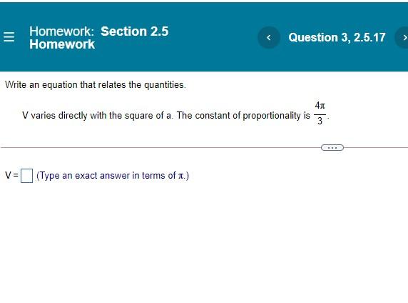 Solved Homework: Section 2.5 Homework Question 3, 2.5.17 | Chegg.com Solved Homework: Section 2.5 Homework Question 3, 2.5.17 | Chegg.com