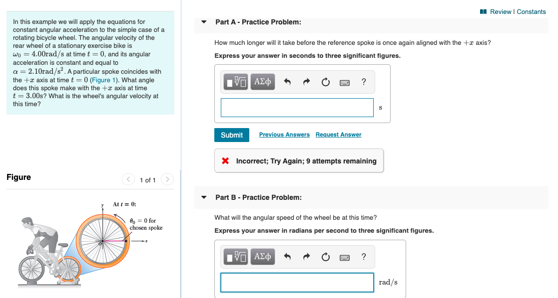 Solved Review Constants Part A - Practice Problem: How much | Chegg.com