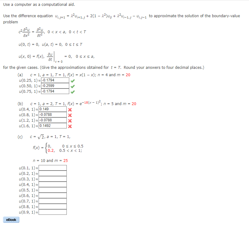 Solved Use a computer as a computational aid. to approximate | Chegg.com