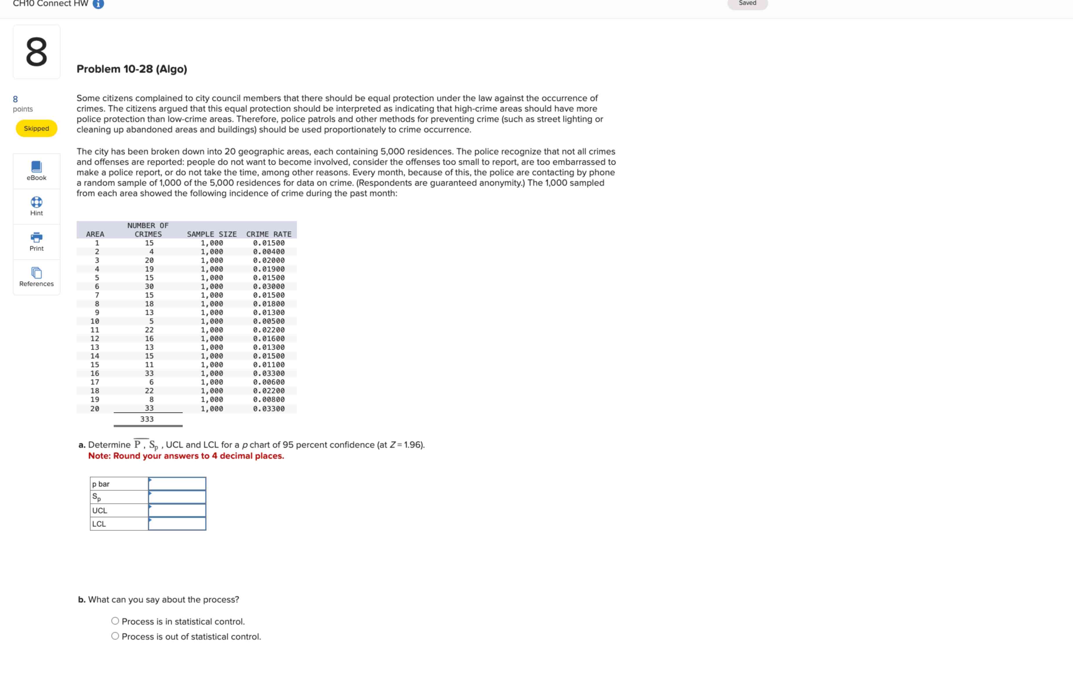 Solved Problem 10-28 (Algo)Some citizens complained to city | Chegg.com