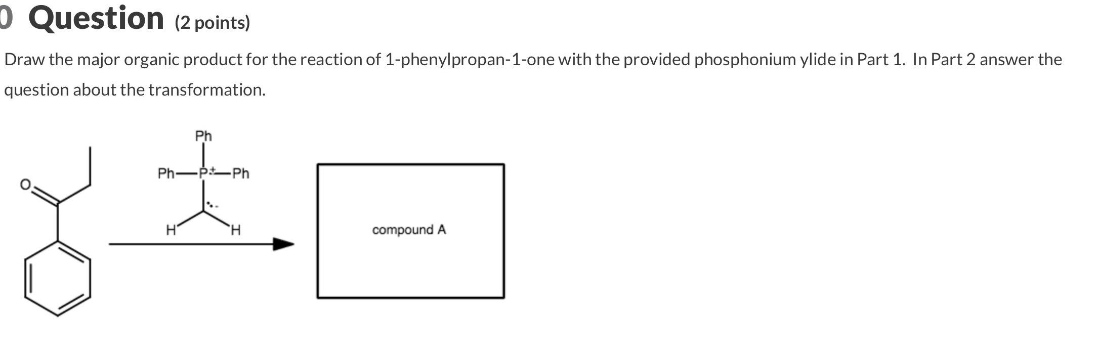 Solved Draw the major organic product for the reaction of | Chegg.com