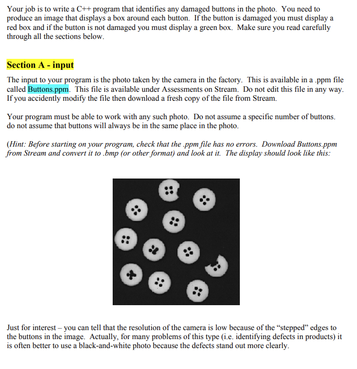 Solved Your job is to write a C++ program that identifies | Chegg.com
