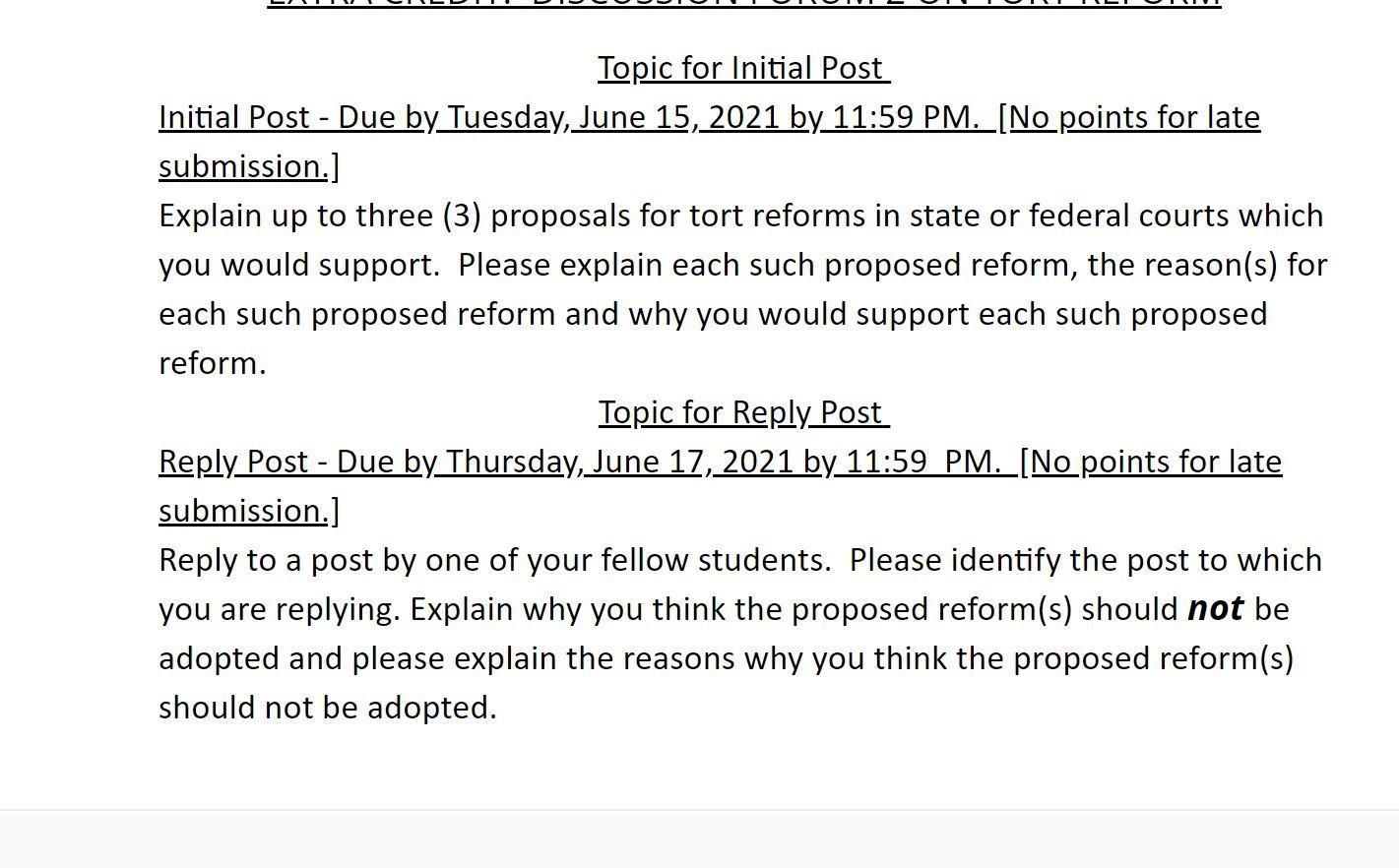 Solved Topic for Initial Post Initial Post - Due by Tuesday, | Chegg.com
