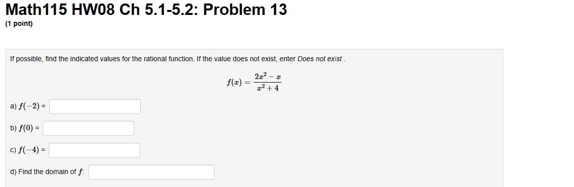 Solved Math115 HW08 Ch 5.1-5.2: Problem 13 (1 point) If | Chegg.com