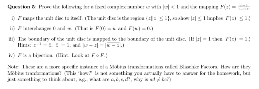 Solved 1-2 Question 5: Prove the following for a fixed | Chegg.com