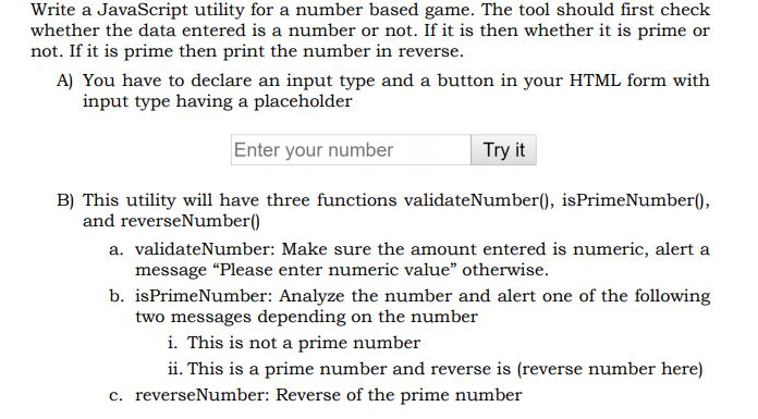 (Solved) : Write Javascript Utility Number Based Game Tool First Check ... (Solved) : Write Javascript Utility Number Based Game Tool First Check ...