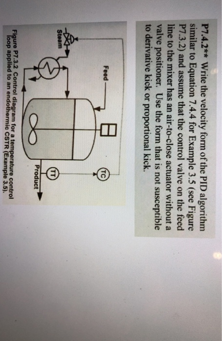 P7.4.2** Write the velocity form of the PID algorithm | Chegg.com