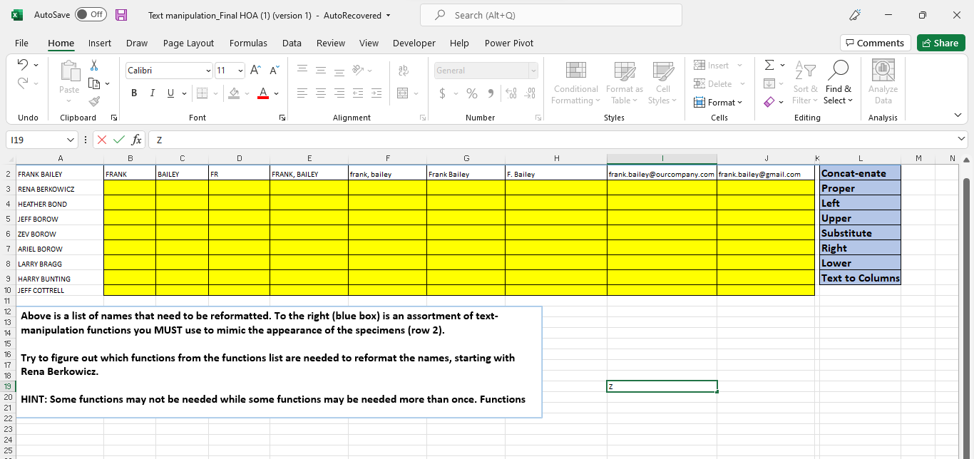 Solved Autosave Off Power Pivot Home Insert Draw Page Layout 