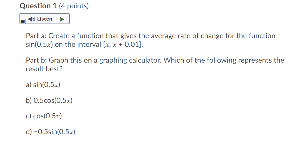 Solved Part a: Create a function that gives the average rate | Chegg.com