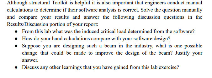 Solved Although Structural Toolkit Is Helpful It Is Also