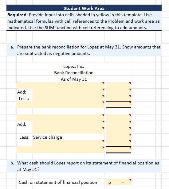 Solved PROBLEM On May 31, Lopet, Inc. received its bank | Chegg.com