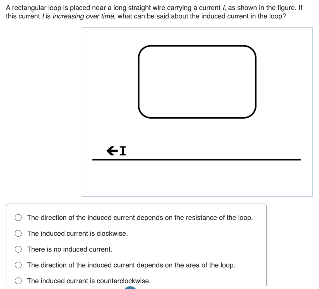 Solved A rectangular loop is placed near a long straight | Chegg.com