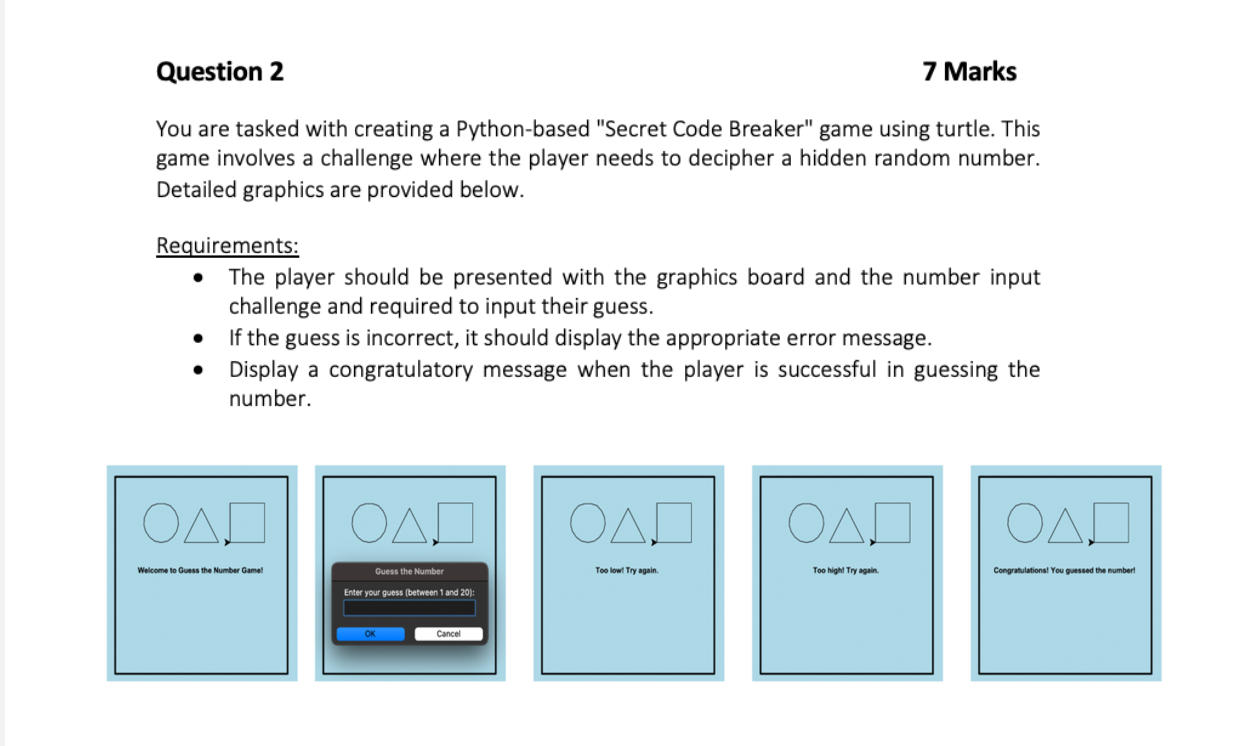 Solved Question 2 7 Marks You are tasked with creating a | Chegg.com Solved Question 2 7 Marks You are tasked with creating a | Chegg.com