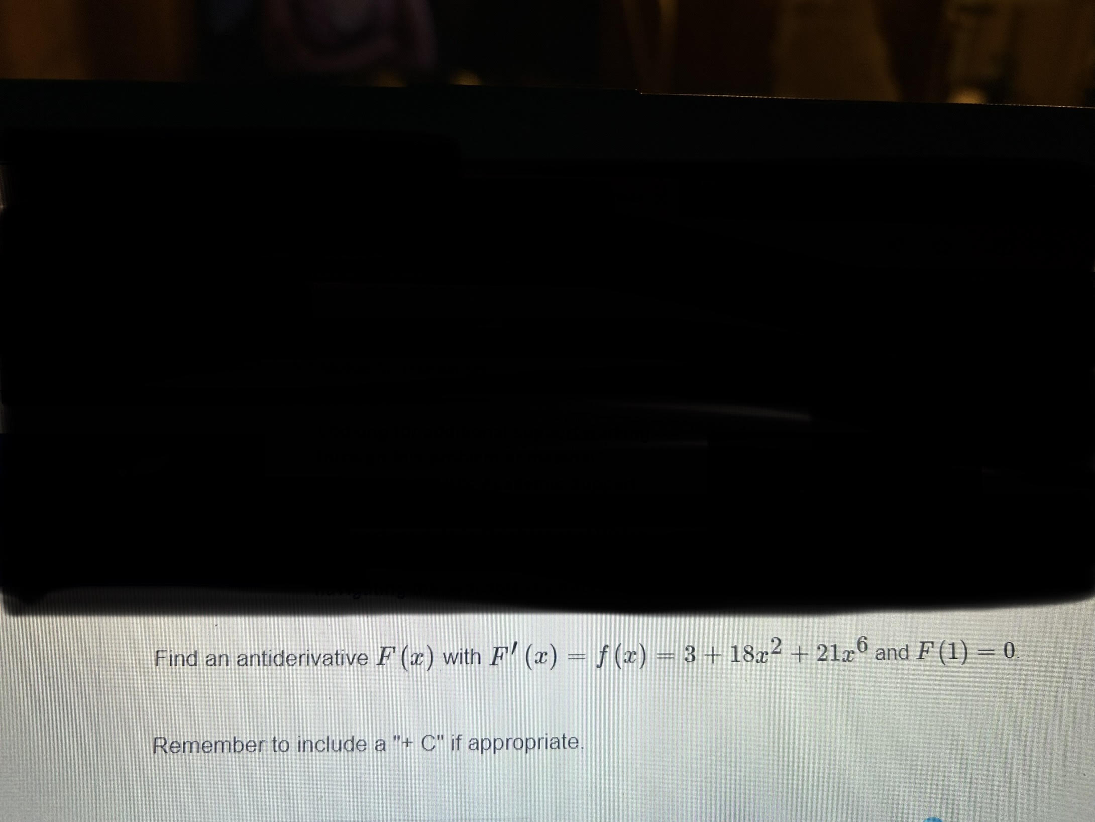 Solved Find an antiderivative F(x) with | Chegg.com