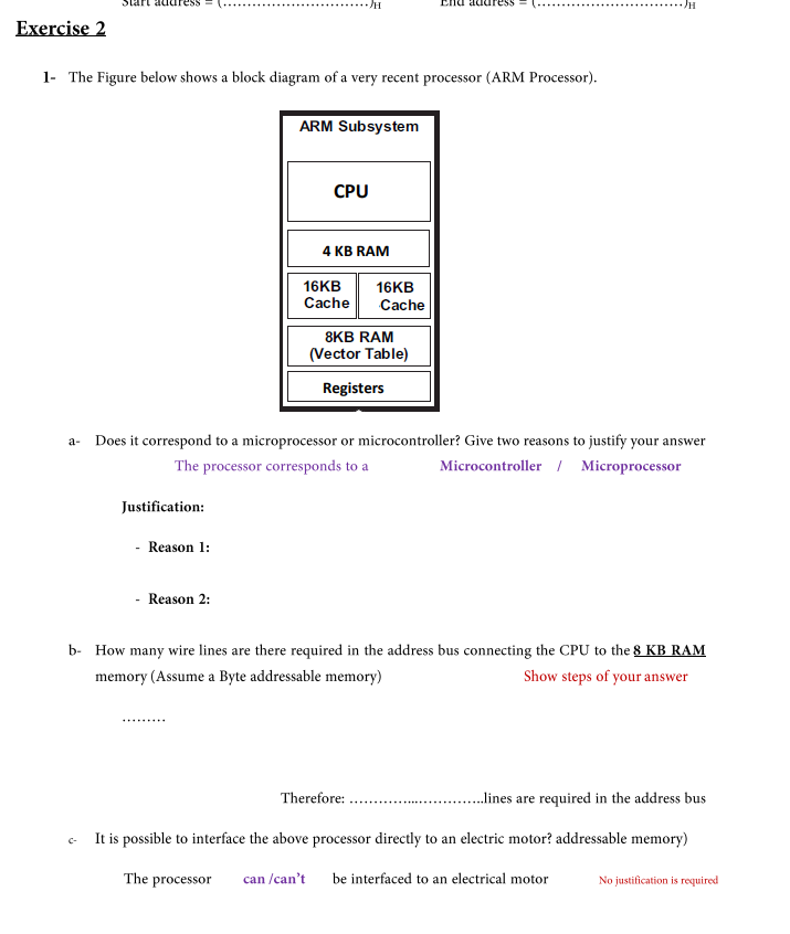 Solved 1- The Figure below shows a block diagram of a very | Chegg.com