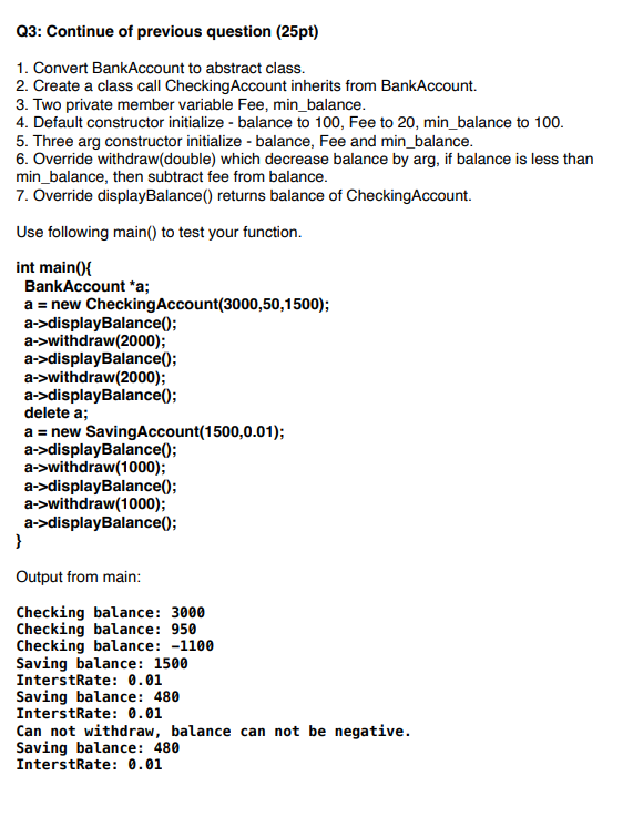 Solved Q3: Continue of previous question (25pt) 1. Convert | Chegg.com