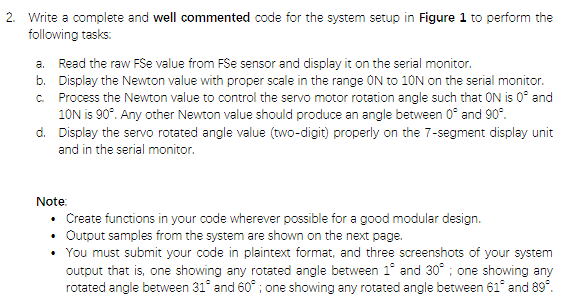 Solved Write a complete and well commented code for the | Chegg.com
