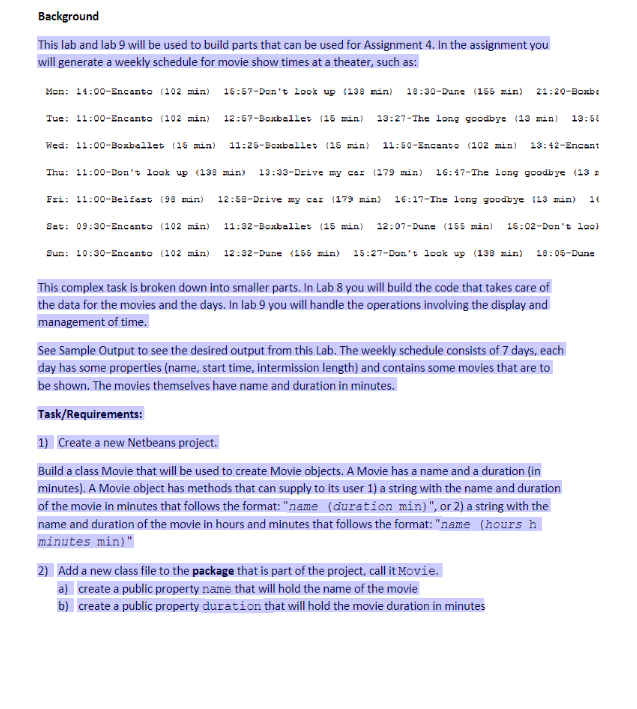 Solved Help completing the following java assignment Please | Chegg.com