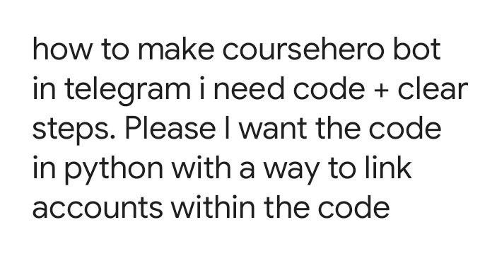Solved Please I want the code in python with a way to link | Chegg.com