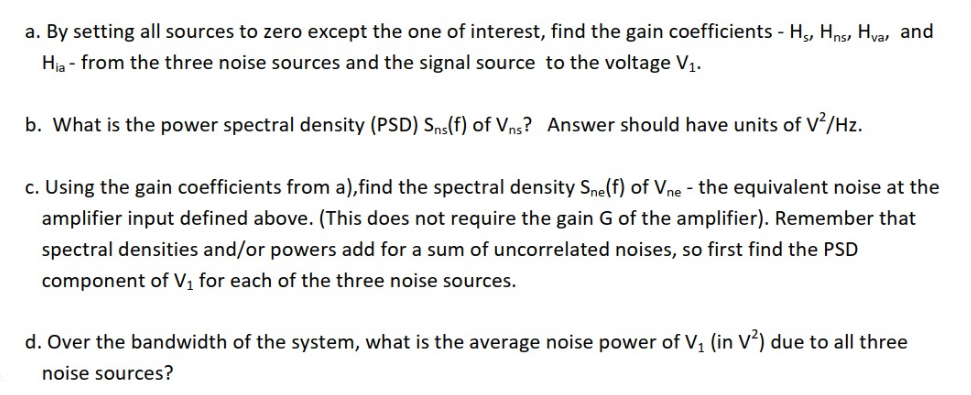 HW A source Vs with source resistance Rs (= 50 ohms) | Chegg.com