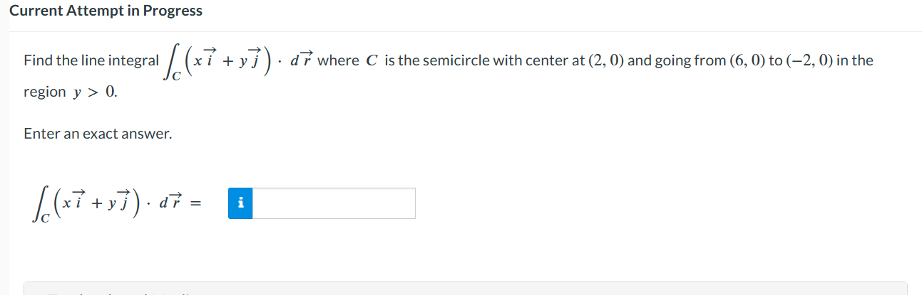 Solved Find the line integral ∫C(xi+yj)⋅dr where C is the | Chegg.com