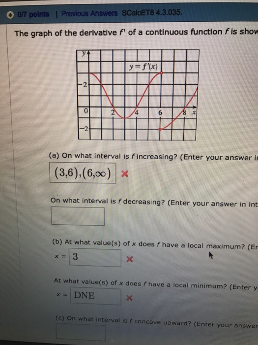 Solved 0/7 polnts | Previous Answers SCalcET8 4.3.035 The | Chegg.com Solved 0/7 polnts | Previous Answers SCalcET8 4.3.035 The | Chegg.com