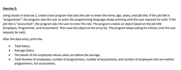 Solved Exercise 1: In the UML diagram below, the classes | Chegg.com